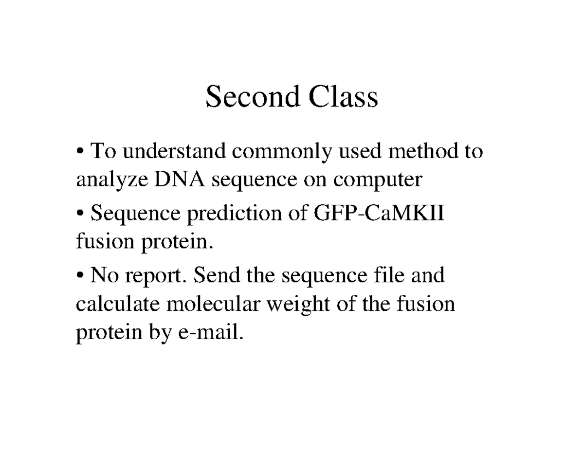 BL5 - LAB ACTIVITY - Second Class • To understand commonly used method ...
