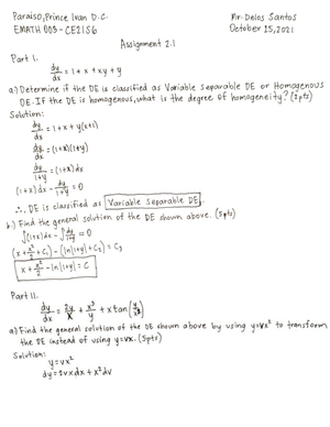 Algebra 1 (Module Exam) - Advanced Algebra - Studocu