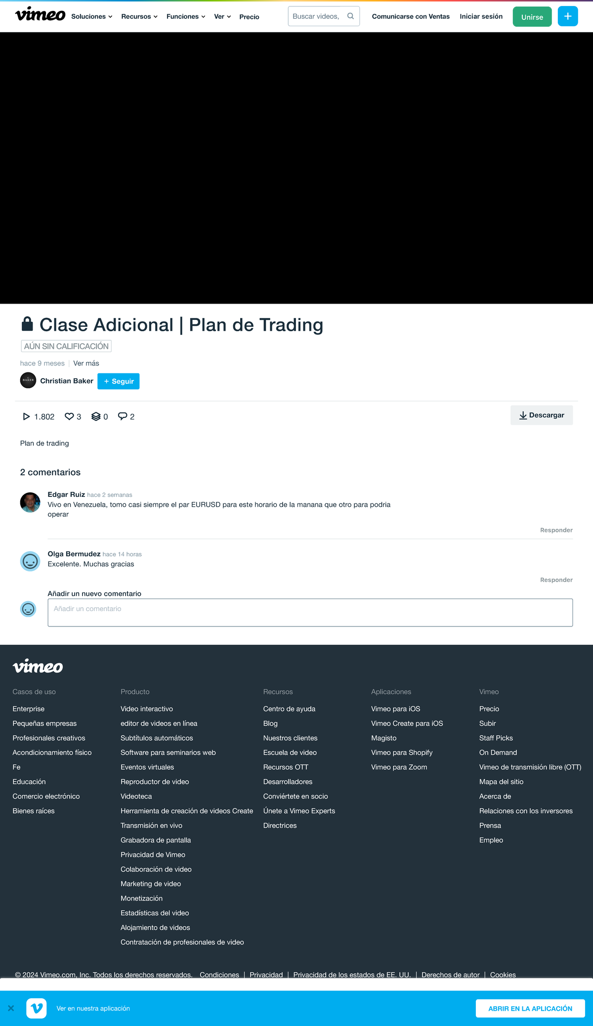Clase Adicional Plan de Trading on Vimeo - Clase Adicional | Plan de Trading hace 9 meses | Ver ...