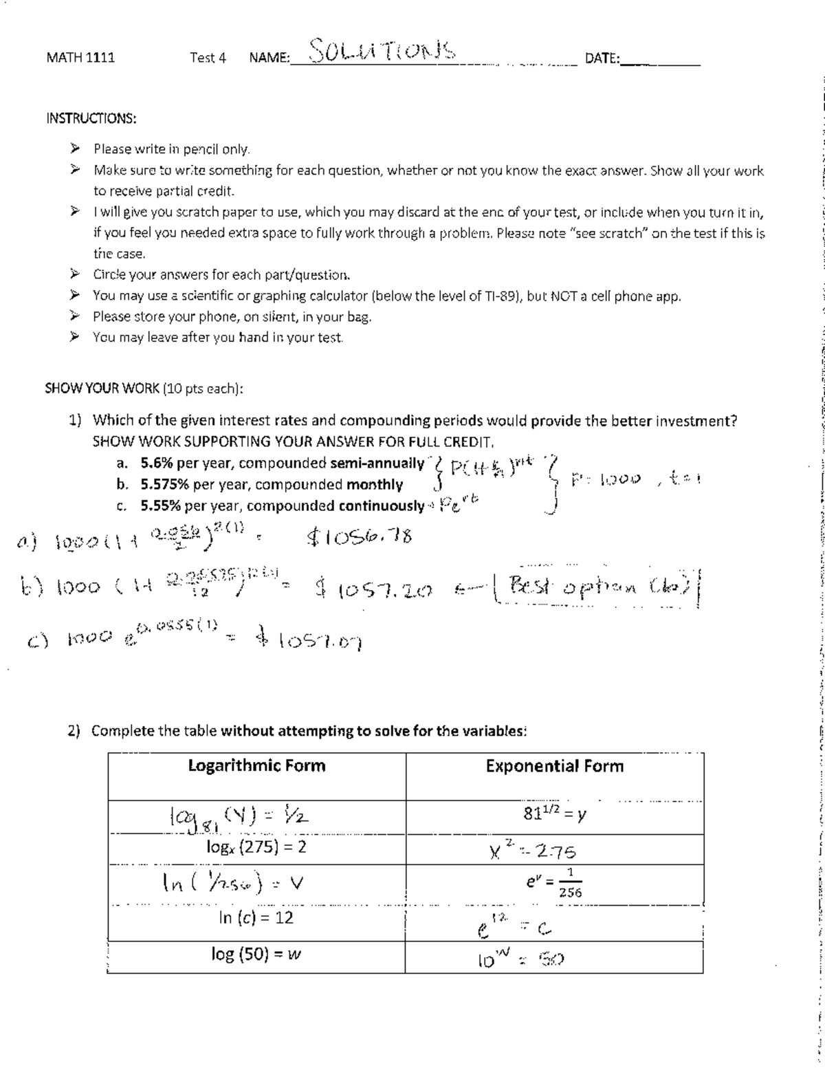 1111 - Study this and you will be successful in Math1111 with McInnis ...
