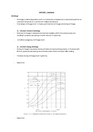 Concrete I uni notes - CIVL3205 - Studocu