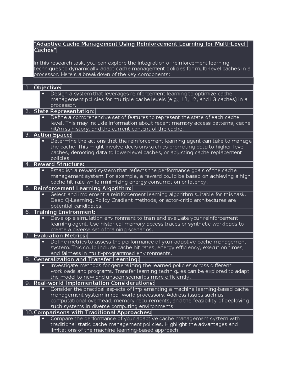 Adaptive Cache Management Using Reinforcement Learning for Multi ...