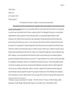 Test #1 Research Paper - Format for Church History Research essay 4pts ...