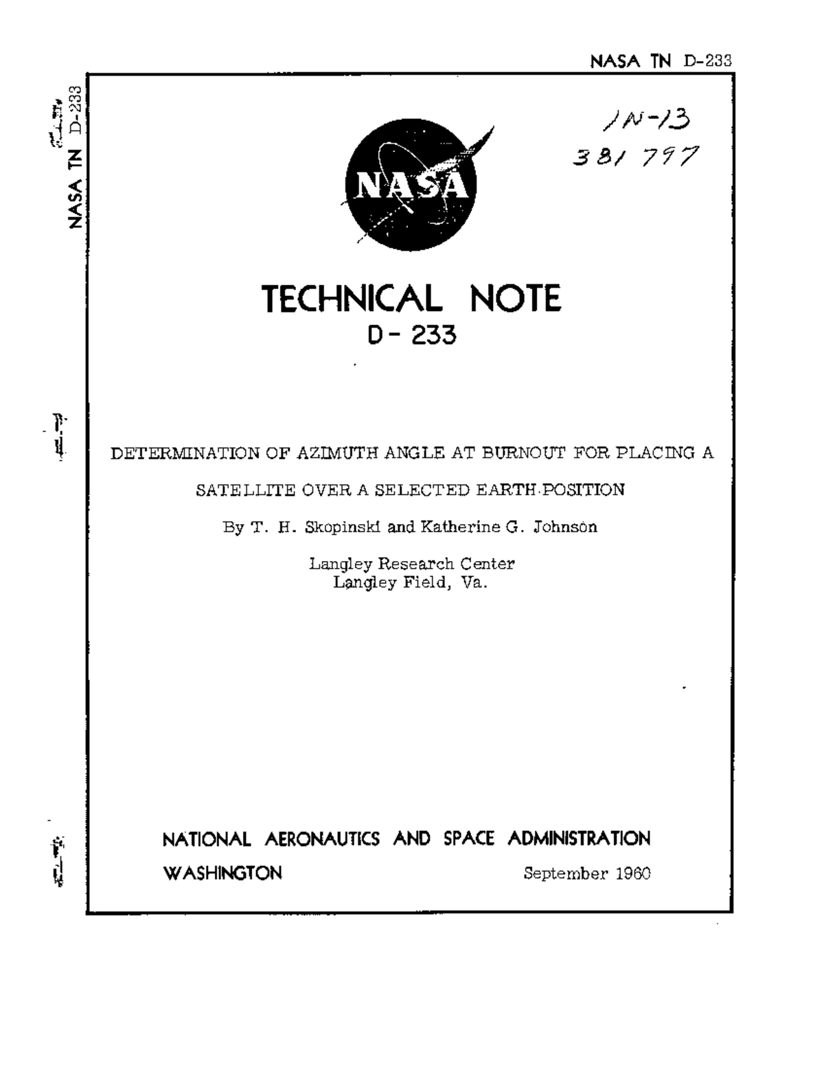 03 - NASA technical note - cO Z