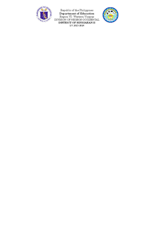 3RD- Recognition- Script - Tandag Pilot Elementary School – 3rd Quarter ...