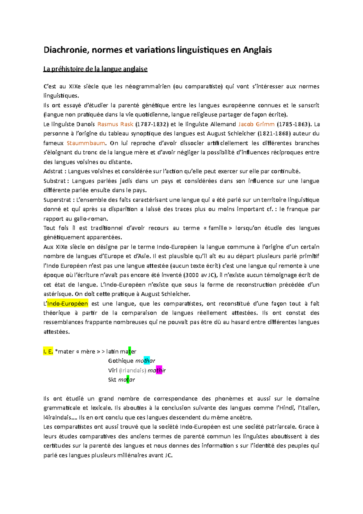 Diachronie, normes, variations - Diachronie, normes et variations ...