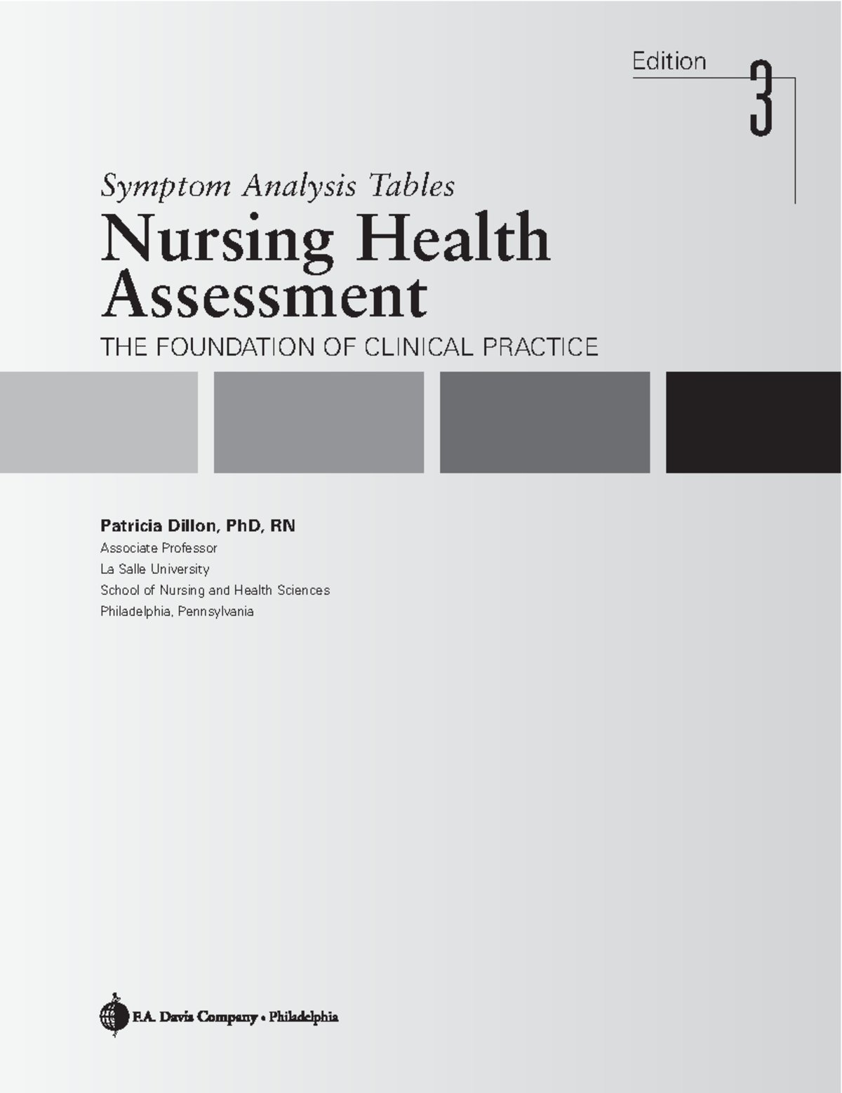 Health Assessment - Symptom Analysis Tables Nursing Health Assessment ...
