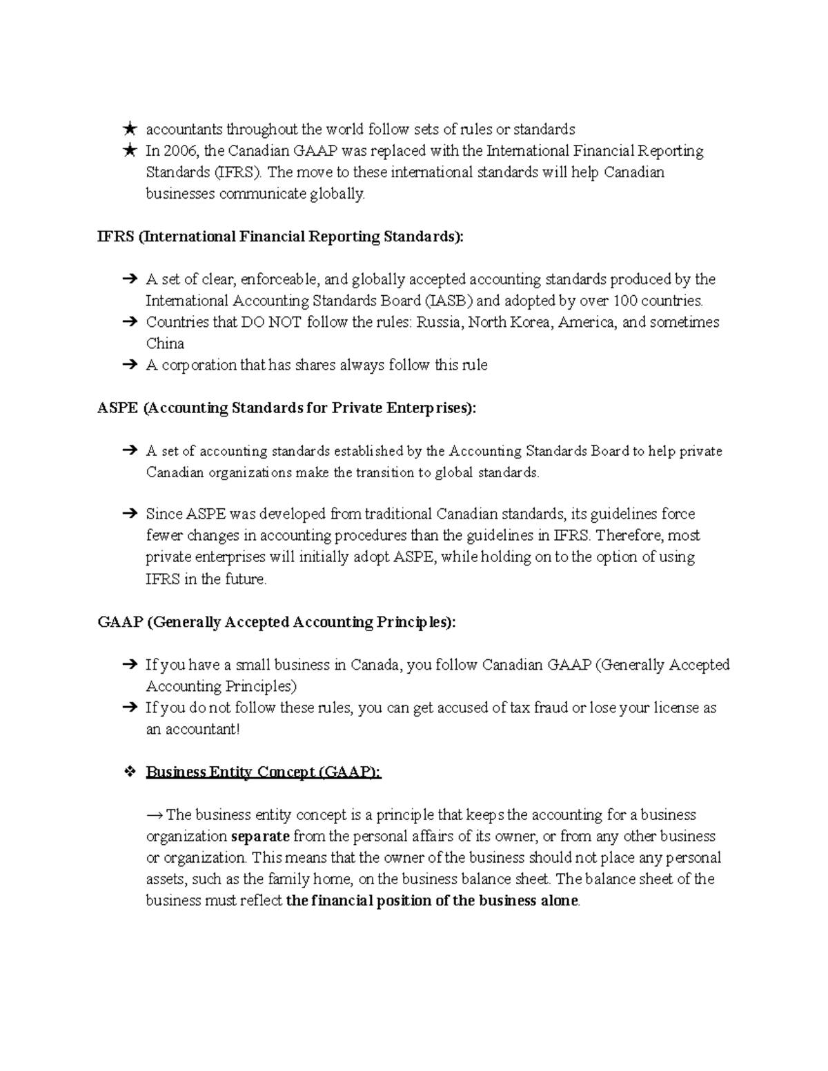 Accounting rules principles - ★ accountants throughout the world follow ...