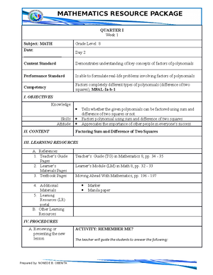 CPAR- Quarter 2- Module 1 - Contemporary Philippine Arts from the ...