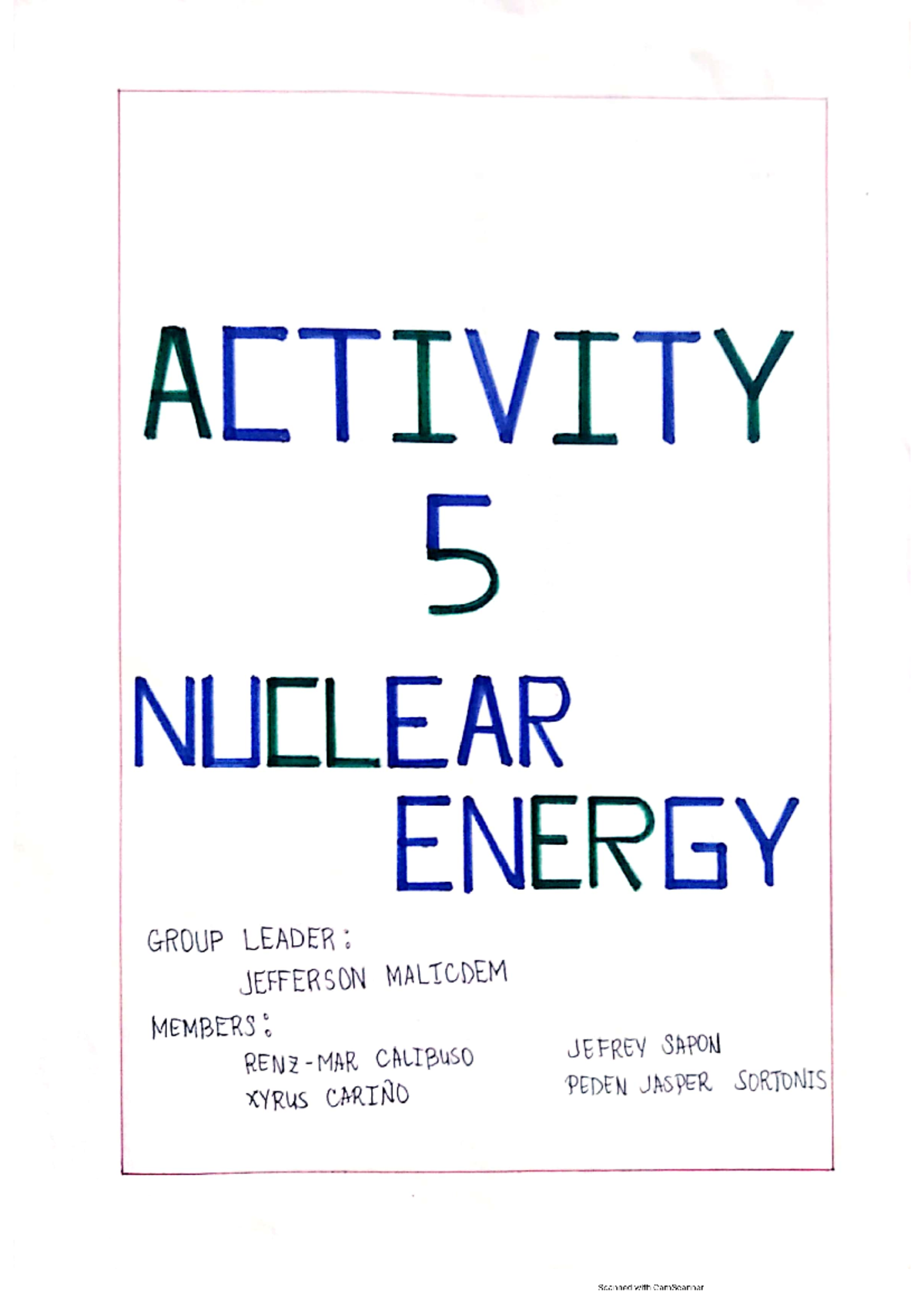 Laboratory Activity 4 - Chemistry - Studocu