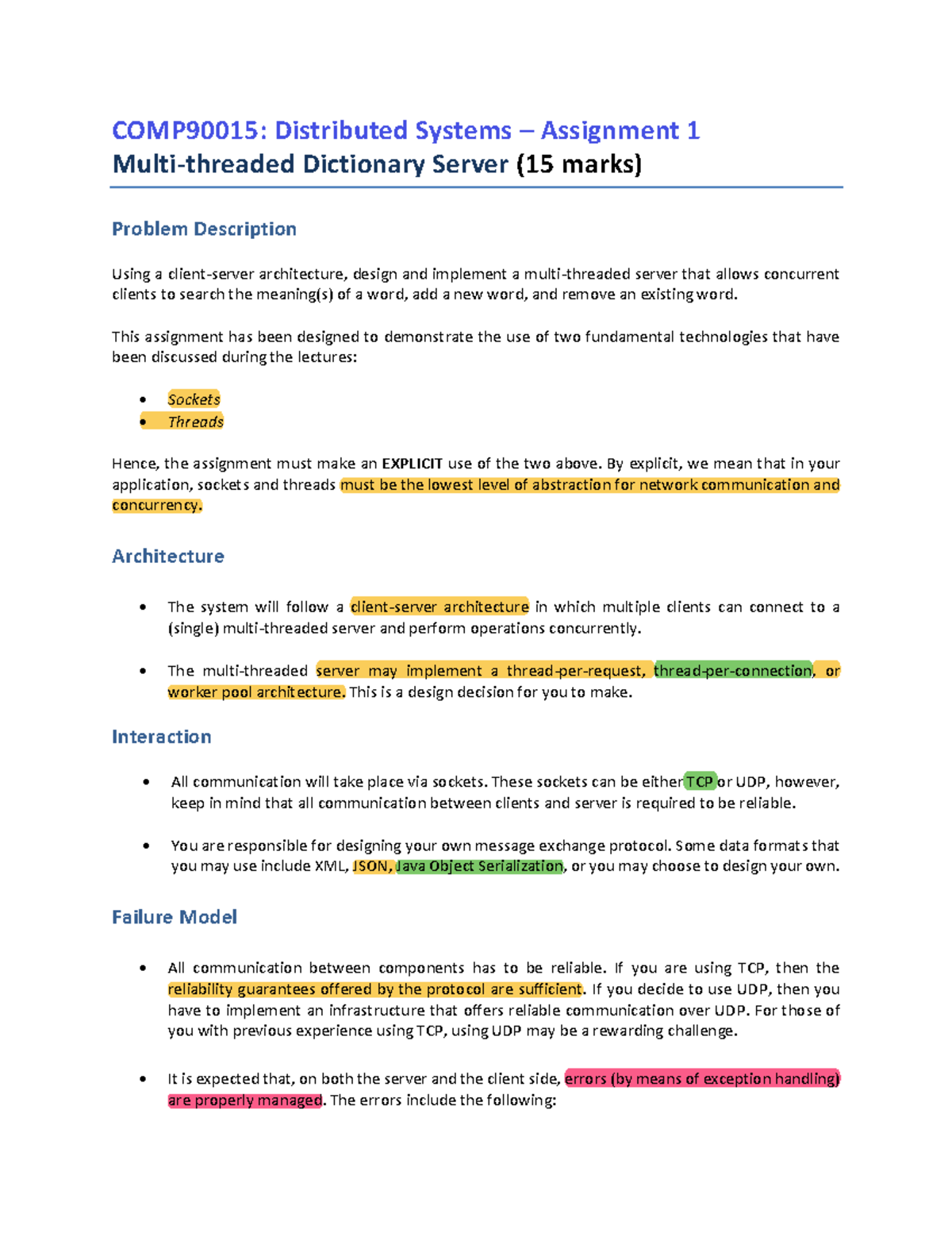Assignment 1 - This assignment has been designed to demonstrate the use of two fundamental - Studocu
