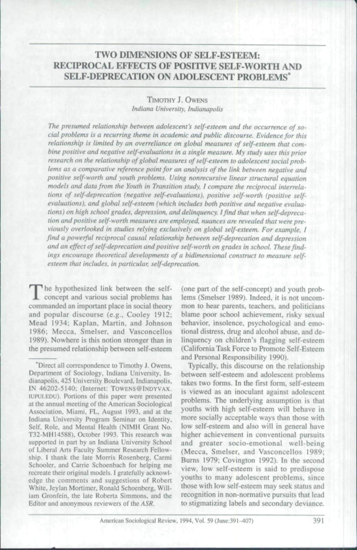 Ebsco-Full Text-2023-10-05 autoestima dimensiones - TWO DIMENSIONS OF ...