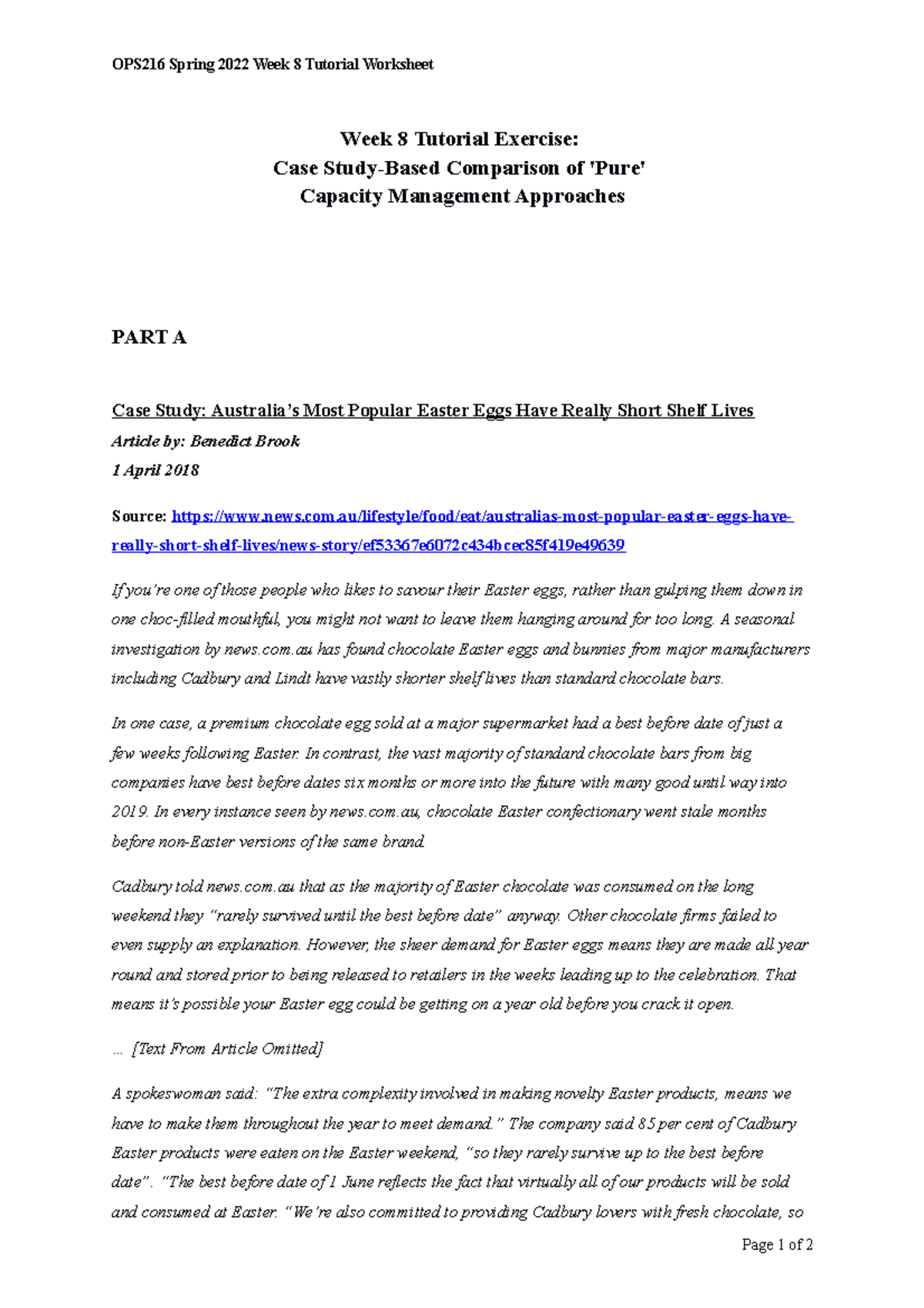 OPS216 Spring 2022 - Week 8 Worksheet - OPS216 Spring 2022 Week 8 ...