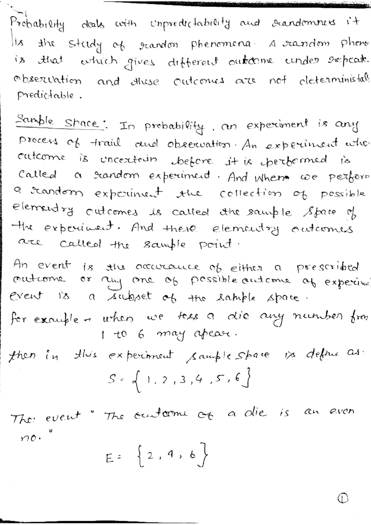 probability and random distribution - Probability deals with ...