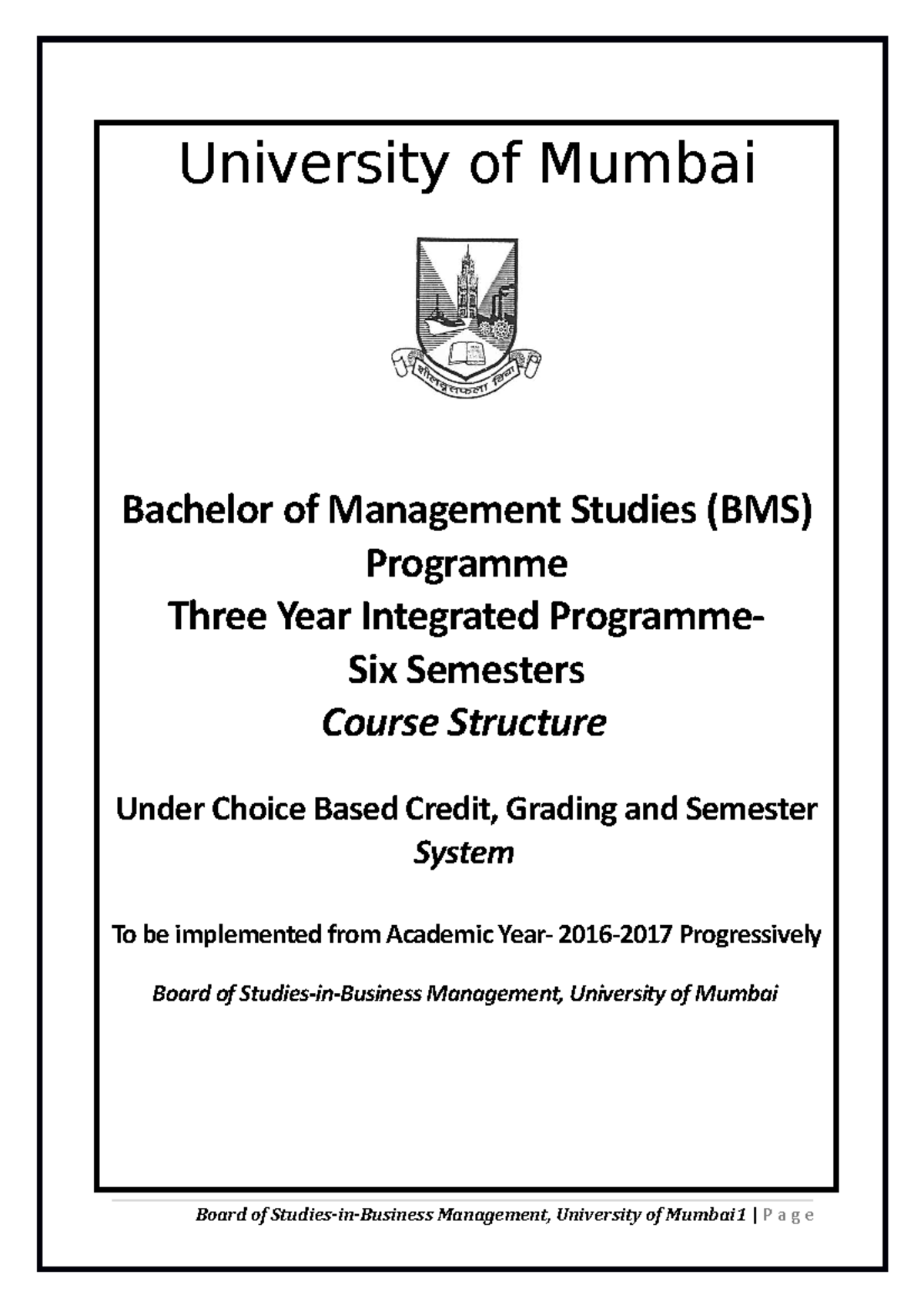 4 - Mixed bms assignment documents - University of Mumbai Bachelor of Management Studies (BMS ...