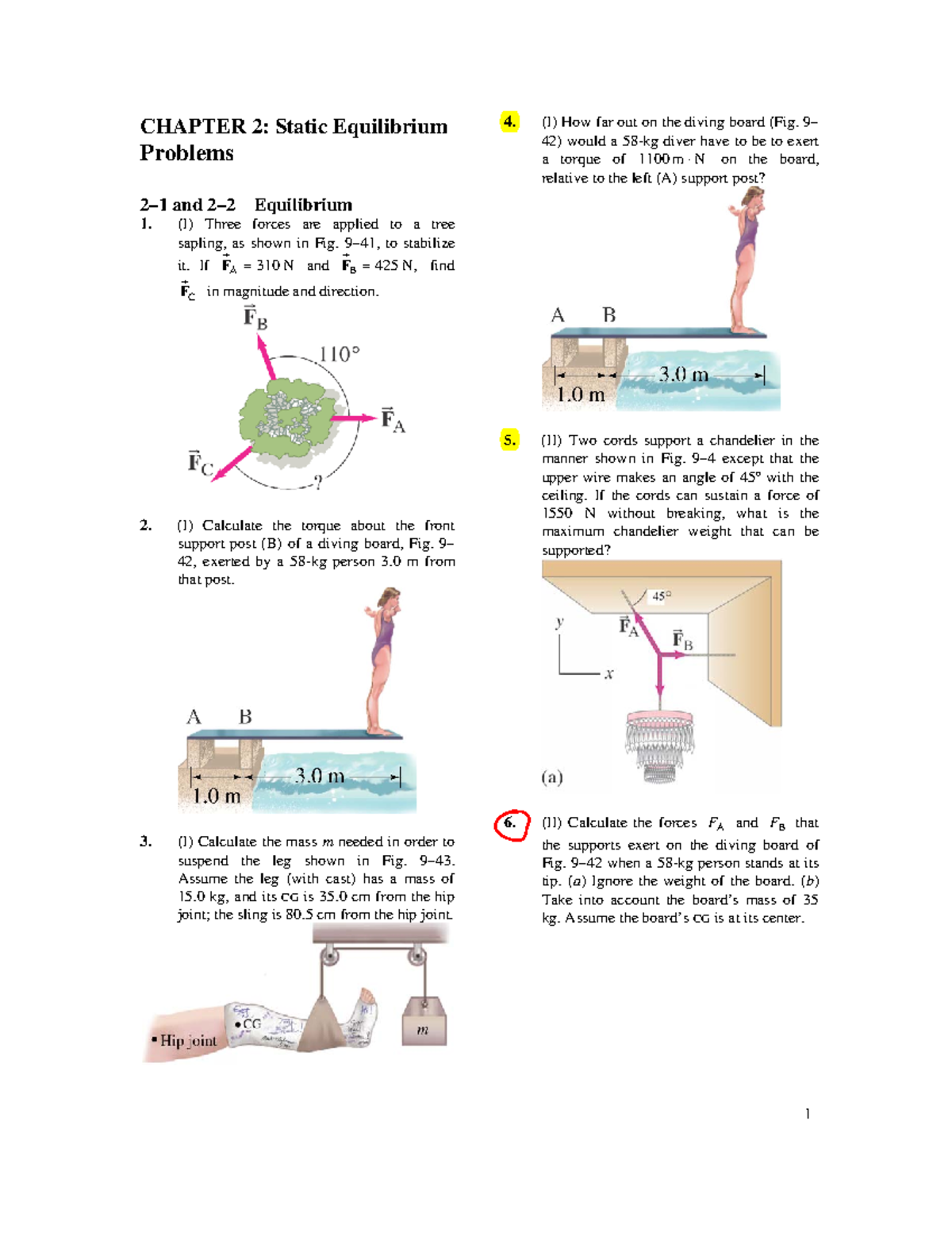 Chapter 2 static equillibrium (Student) Tutorial - modern physics ...