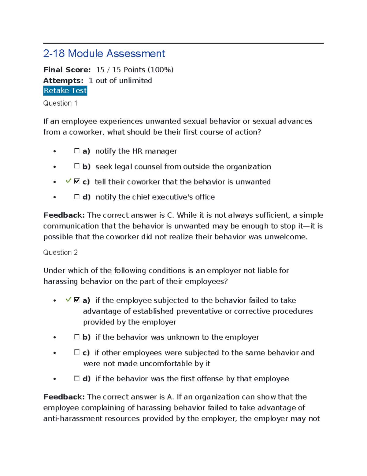 2-18 Module Assessment - 2-18 Module Assessment Final Score: 15 / 15 ...