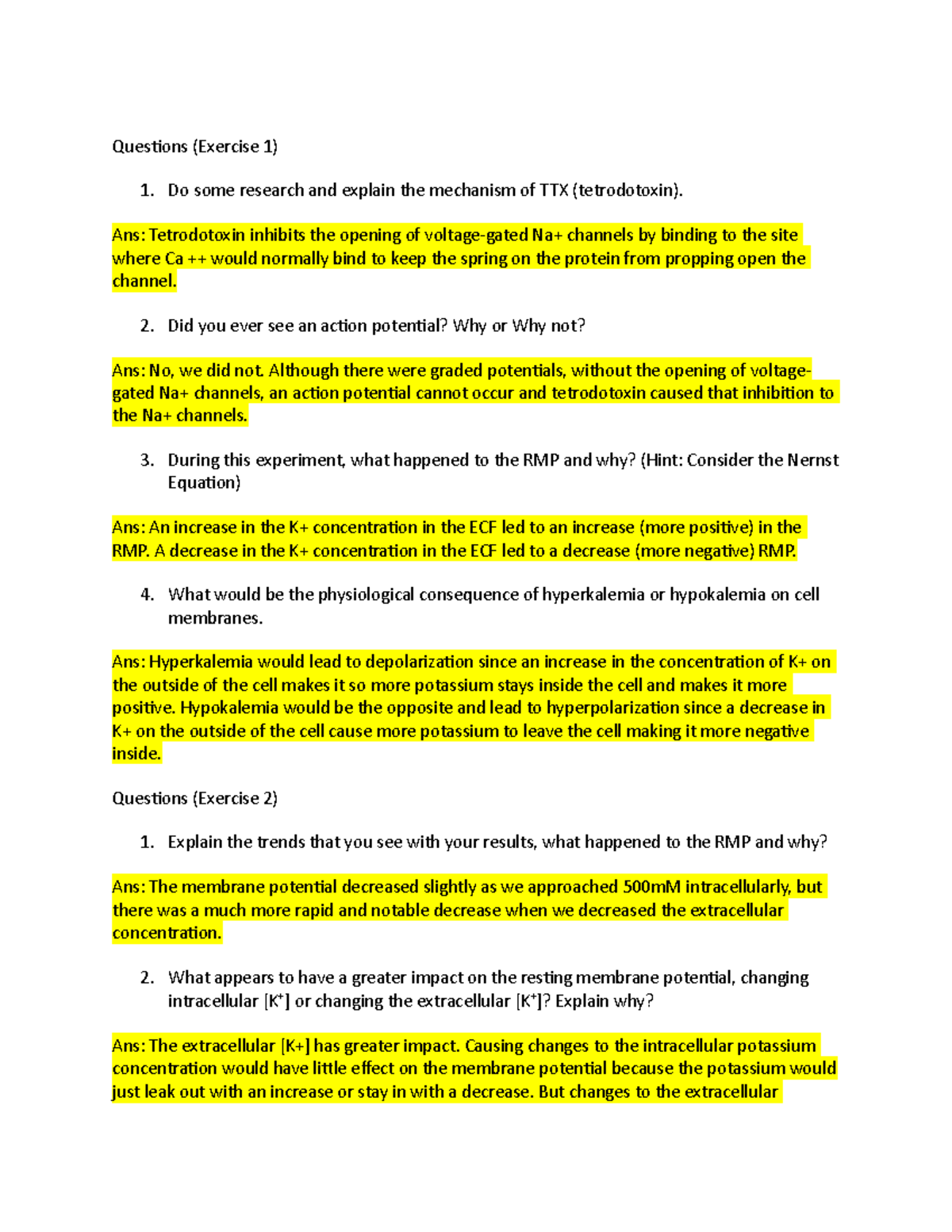 Bio 461 Lab 2 - Weekly Lab Write Up - Questions (Exercise 1) Do some ...