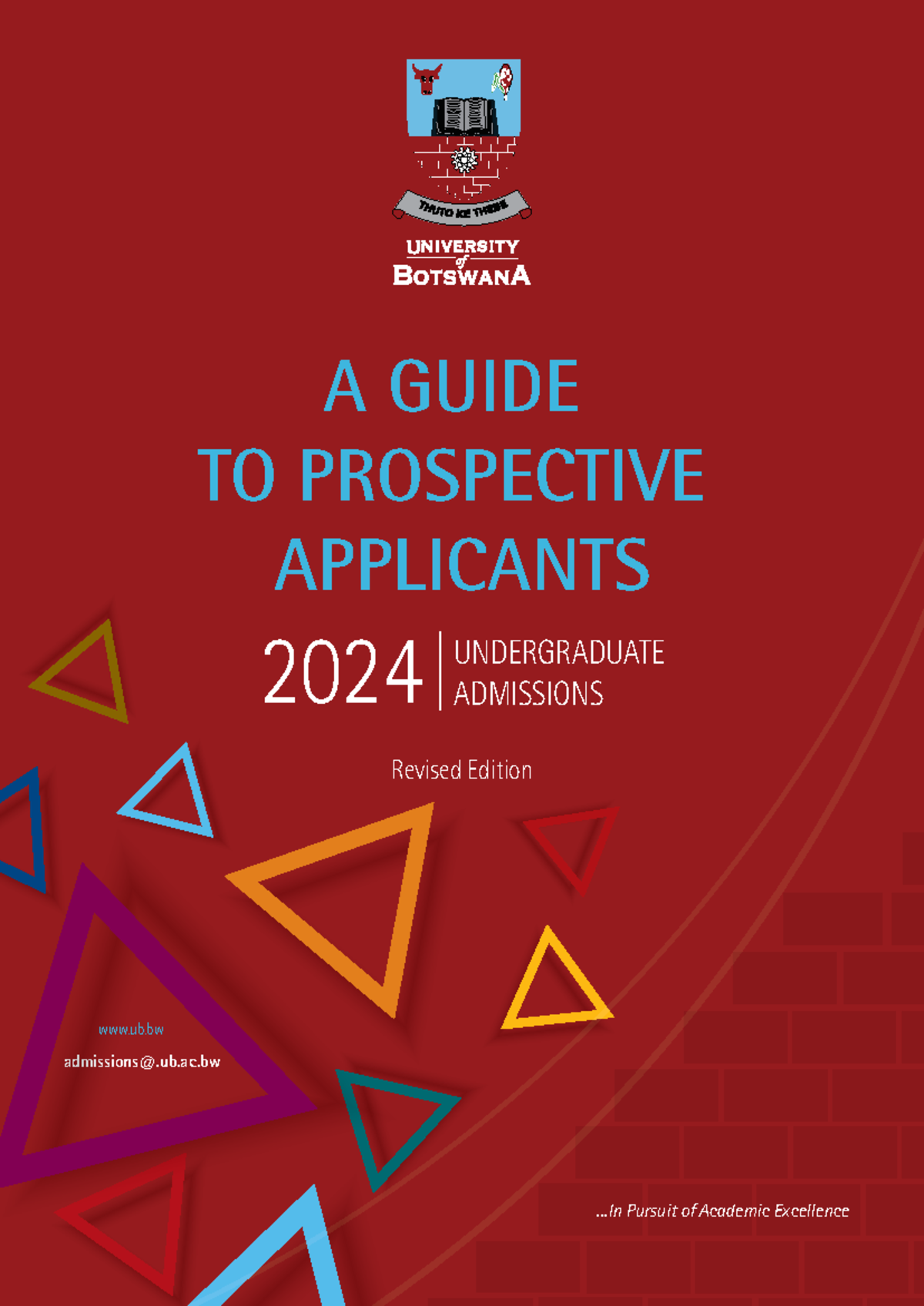 UB 2024 Guide Booklet Revised Version 1 27032024 - ####### admissions ...