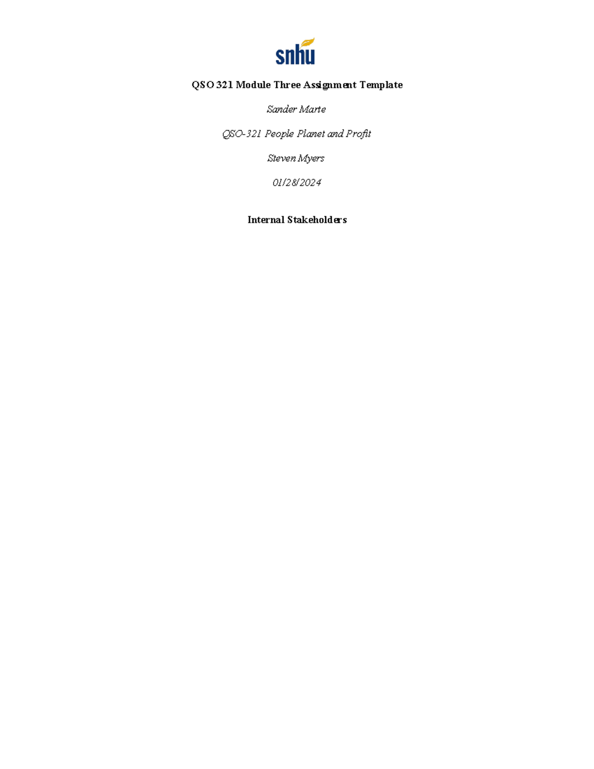 QSO 321 Module Three Assignment - Can approve or create organizational ...
