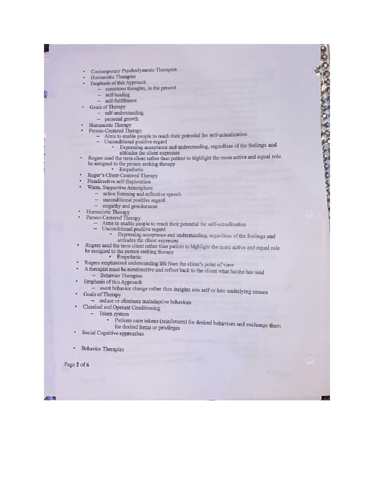 13-2 - Intro to Psych. Chapter 13: Therapies. Part 1. Taught by Mrs ...