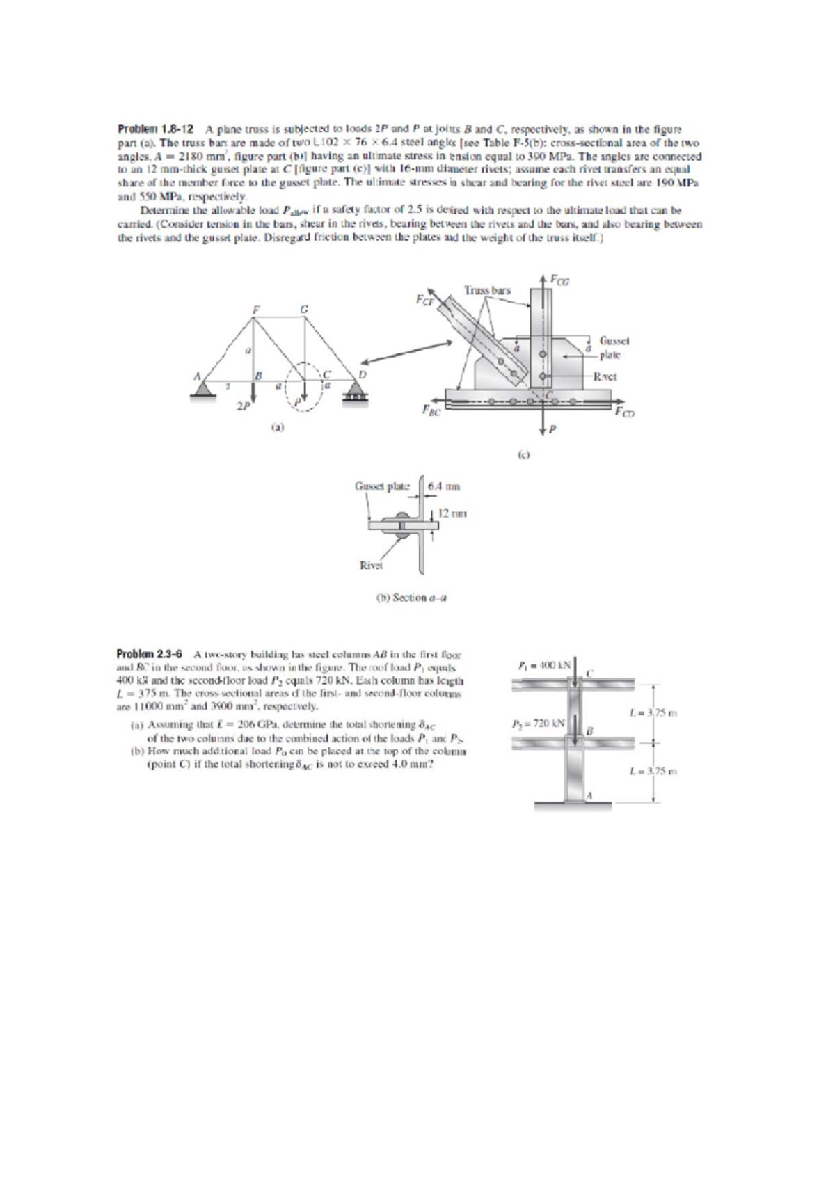 Week 2 tutorial questions - Fundementals Of Engineering Mechanics - Studocu