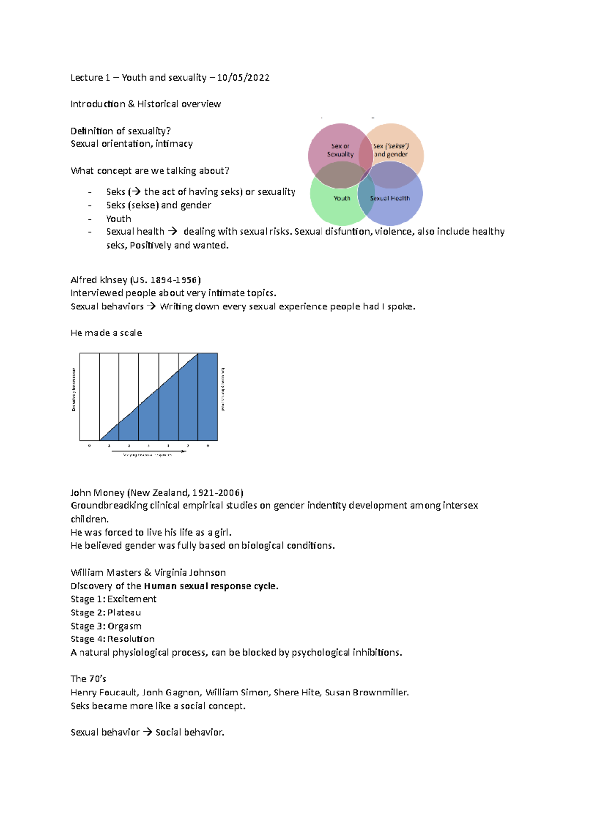 Lecture 1 Dit Bestand Bevatten Aantekeningen Van Hoorcollege 1 Van