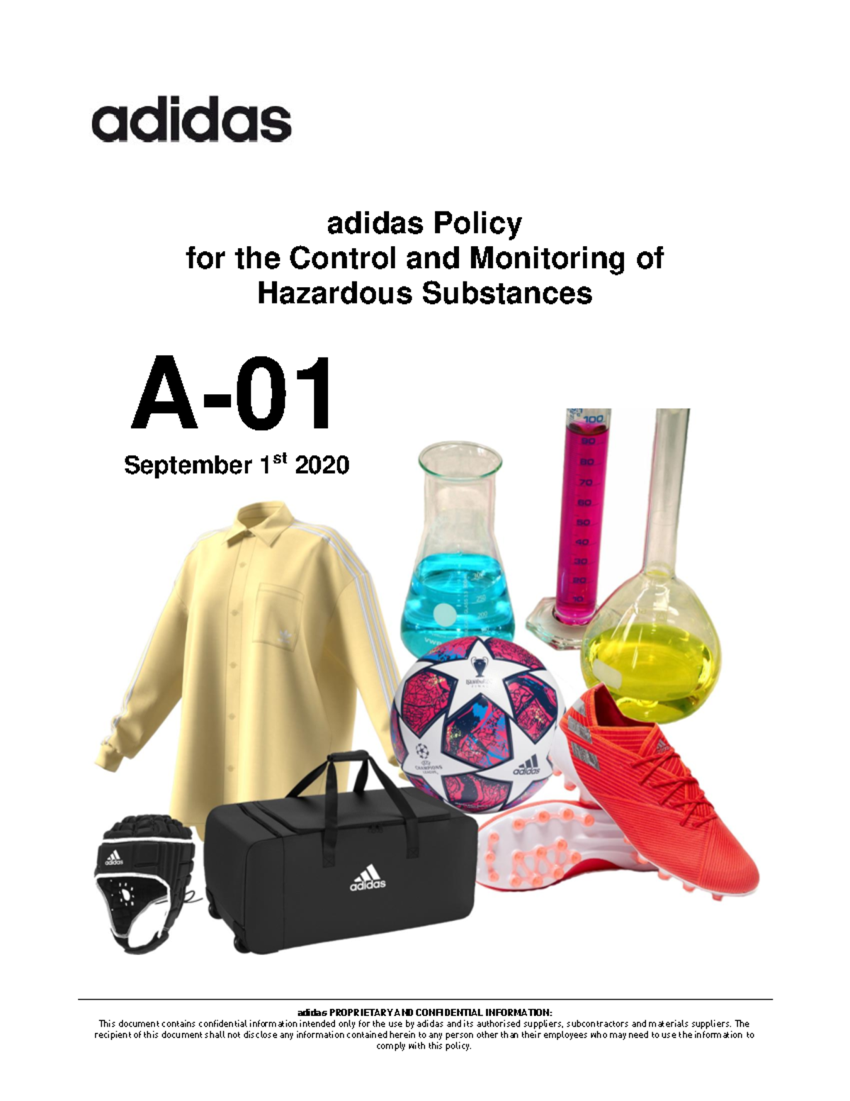 2020 adidas product safety policy a-01 - adidas PROPRIETARY AND ...
