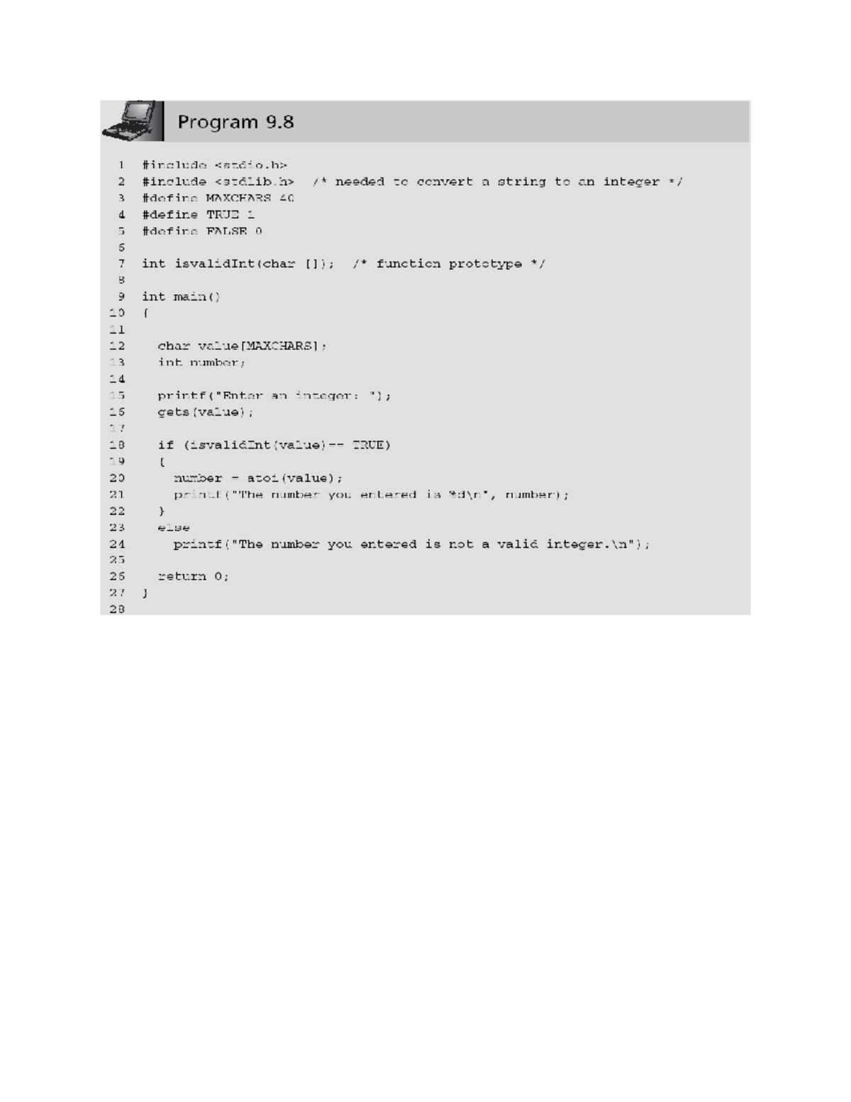 Computer - LPU Simple Programming Functions - high = temp; } printf ...