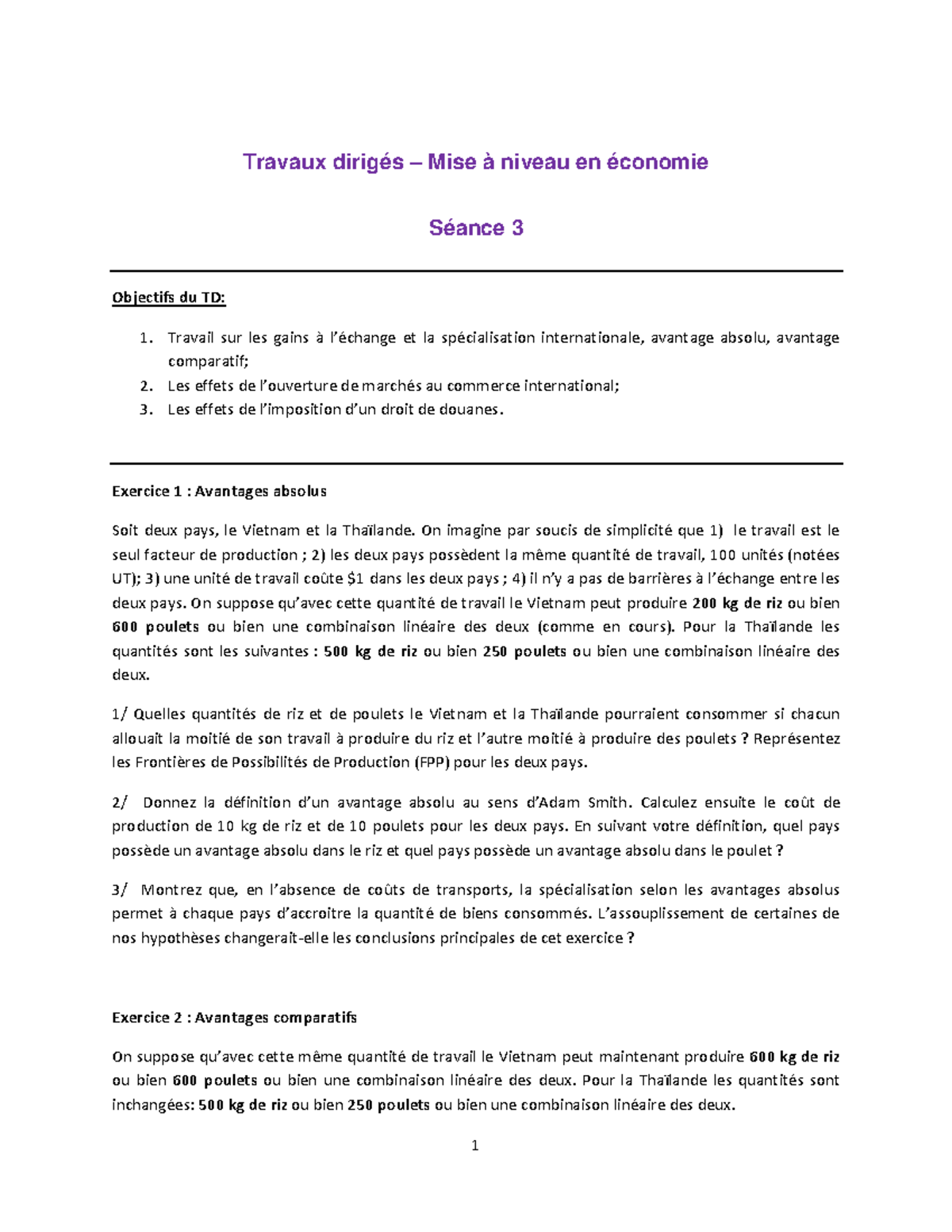 Td 3 Notes De Cours Cours 3 Warning Tt Undefined Function 32 Warning Tt Undefined