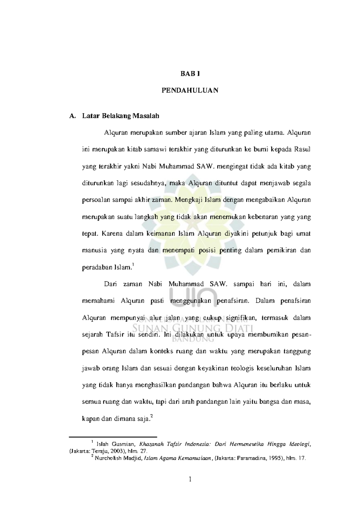 4 bab1 - SEJARAH PERANG AGAMA ISLAM - 1 BAB I PENDAHULUAN A. Latar ...