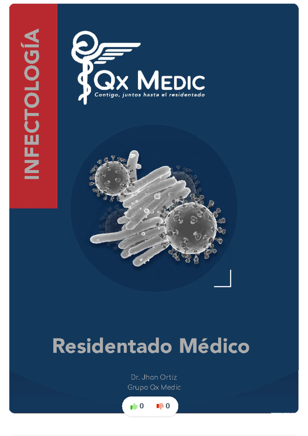 RA Infectología QX MEDIC - INFECTOLOGÍA Residentado Médico Dr. Jhon Ortiz Grupo Qx Medic ® 20 21 ...