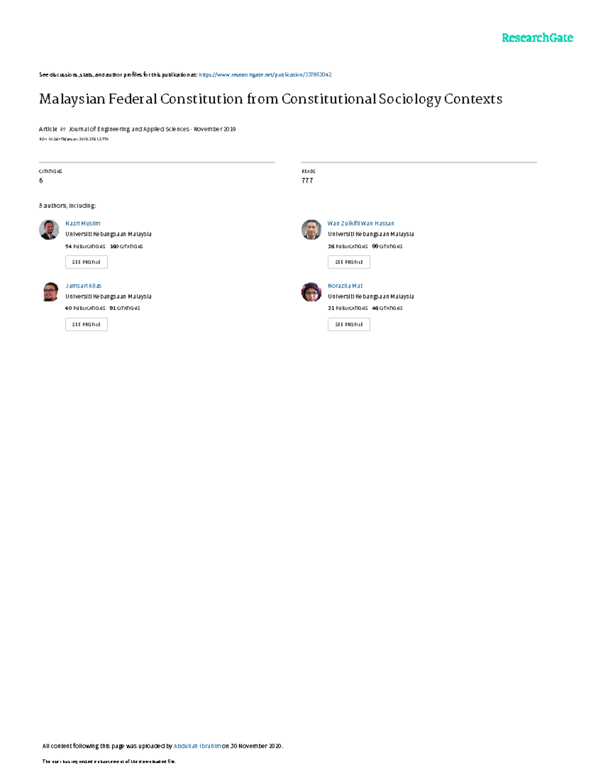 Malaysian Federal Constitution from Constitutional - See discussions ...