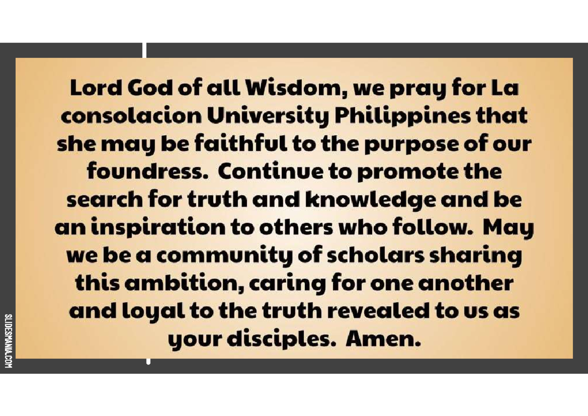 SITE OF THE First MASS - Information Technology - Studocu