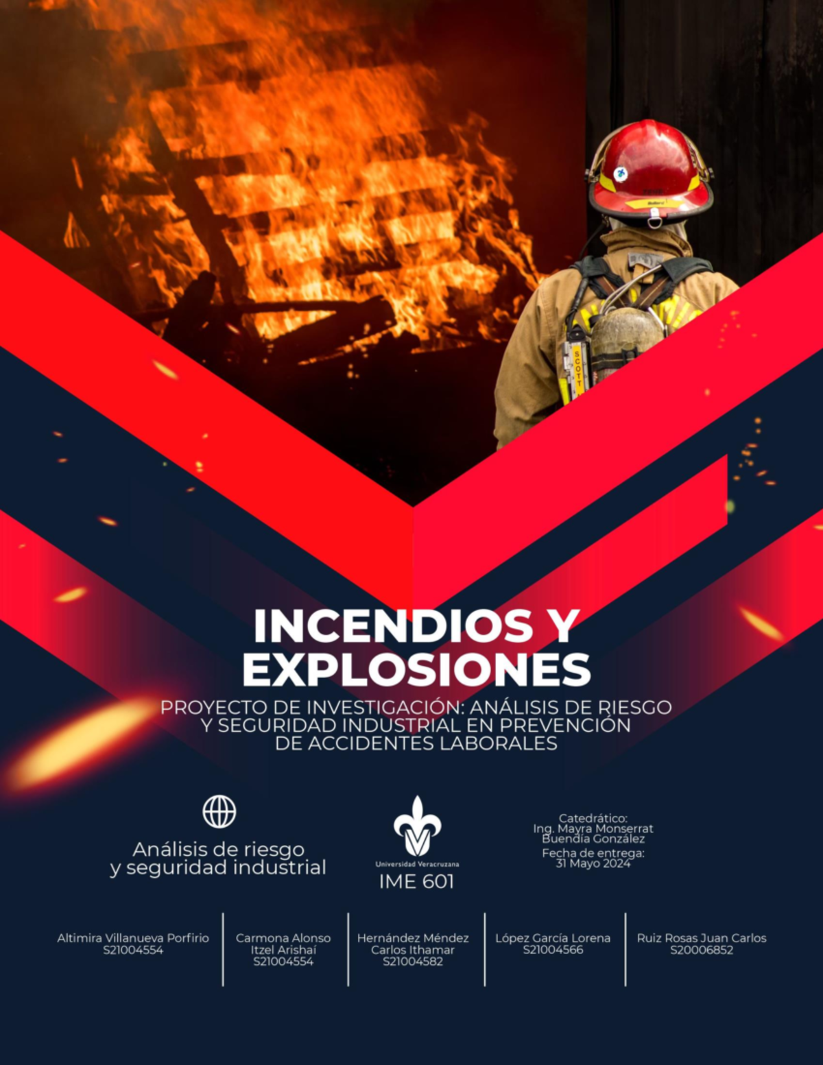 Incendios Explosiones Proyecto Final - Contenido Introducción a la ...