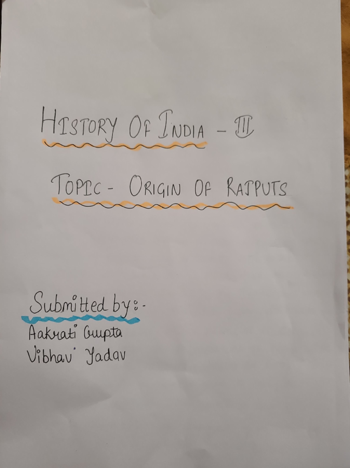 Origin of rajputs 1 - history of india study material - loPIC-OGN OF ...