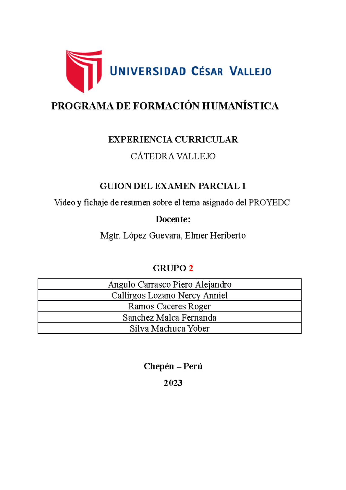 Guion Catedra Vallejo - Avance de fichas de resúmenes - PROGRAMA DE ...