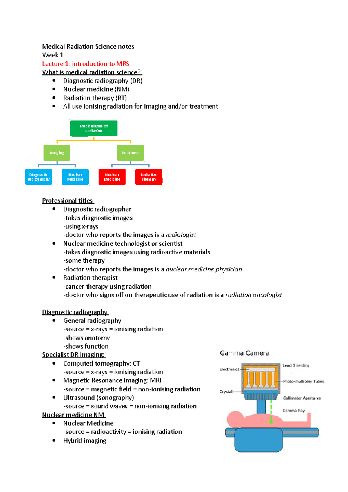 Radiation Science