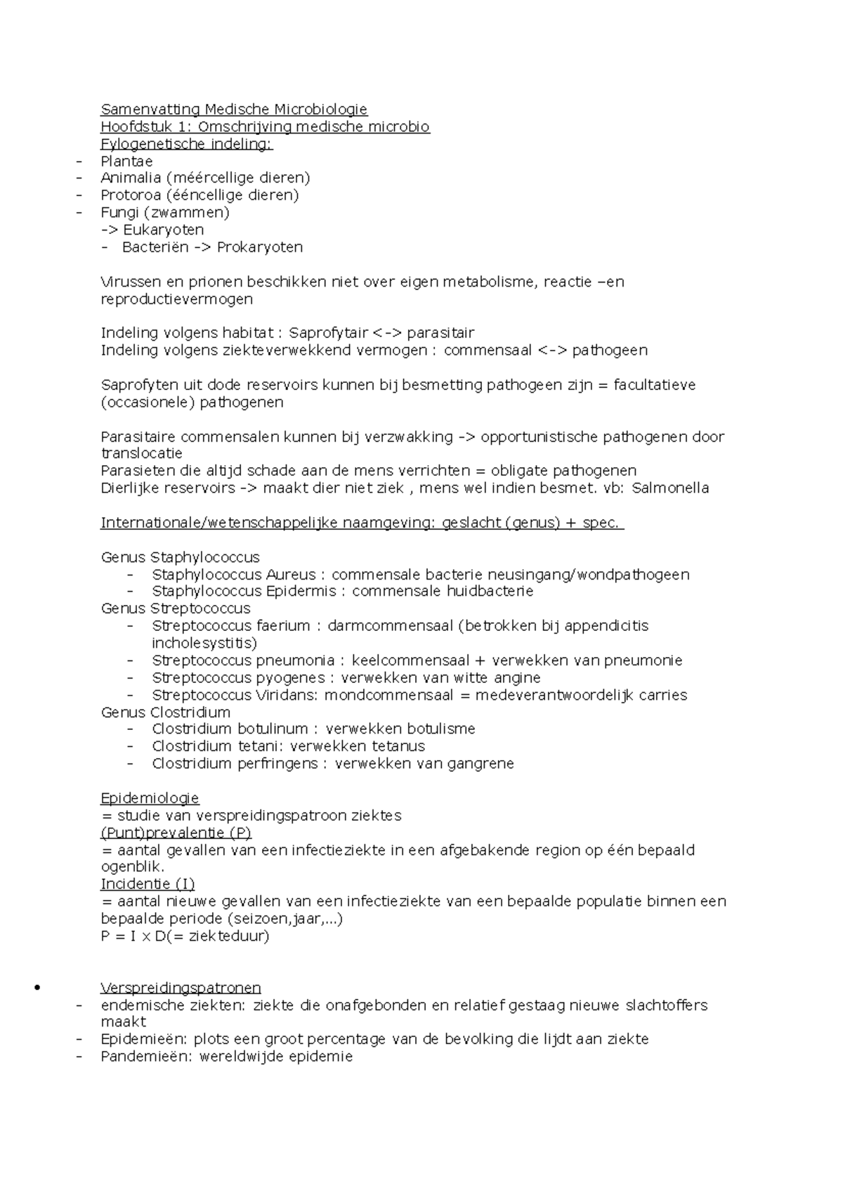 Samenvatting Medische Microbiologie 2 - Samenvatting Medische Microbiologie Hoofdstuk 1: - Studocu