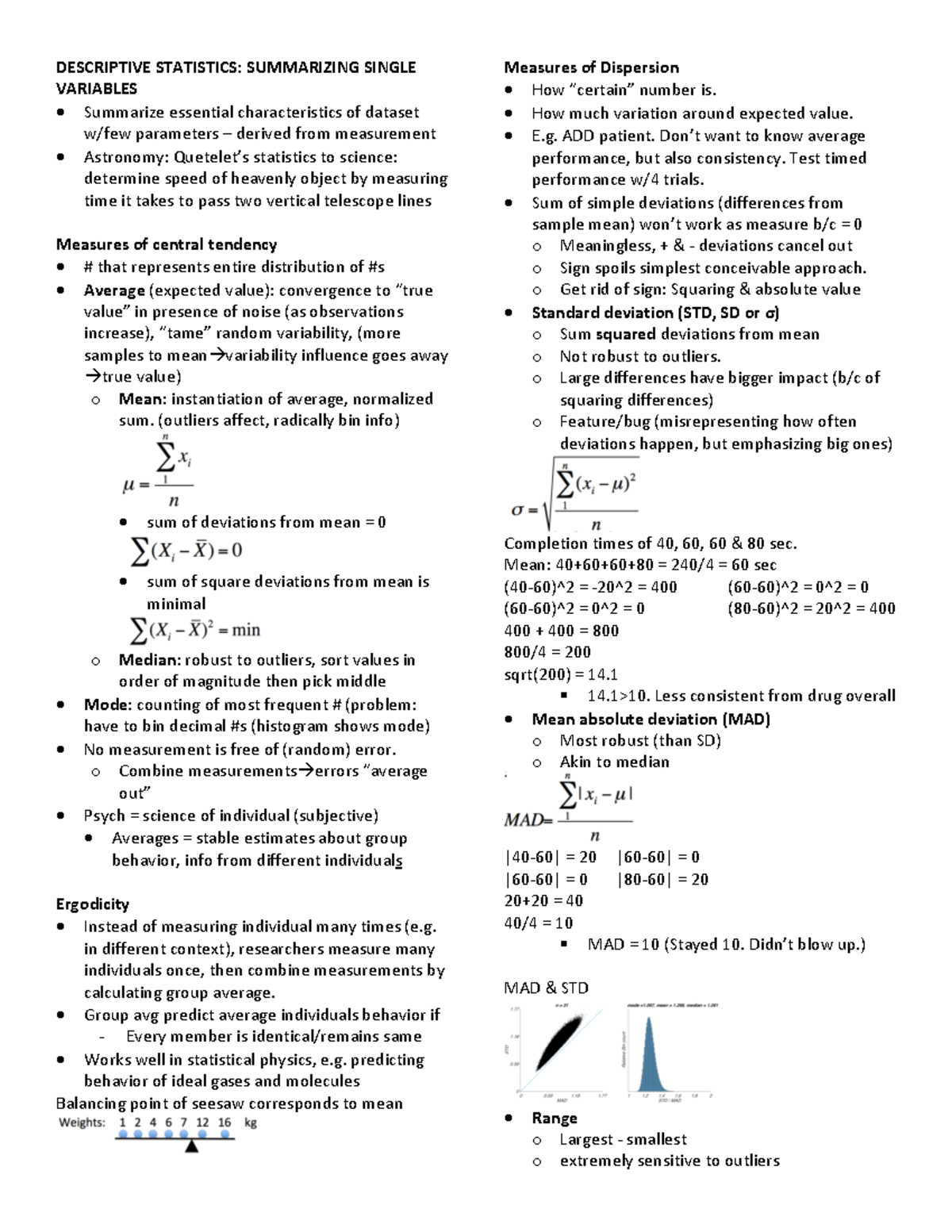 Adv Stats Notes 3 Warning Tt Undefined Function 32 Descriptive Statistics Summarizing