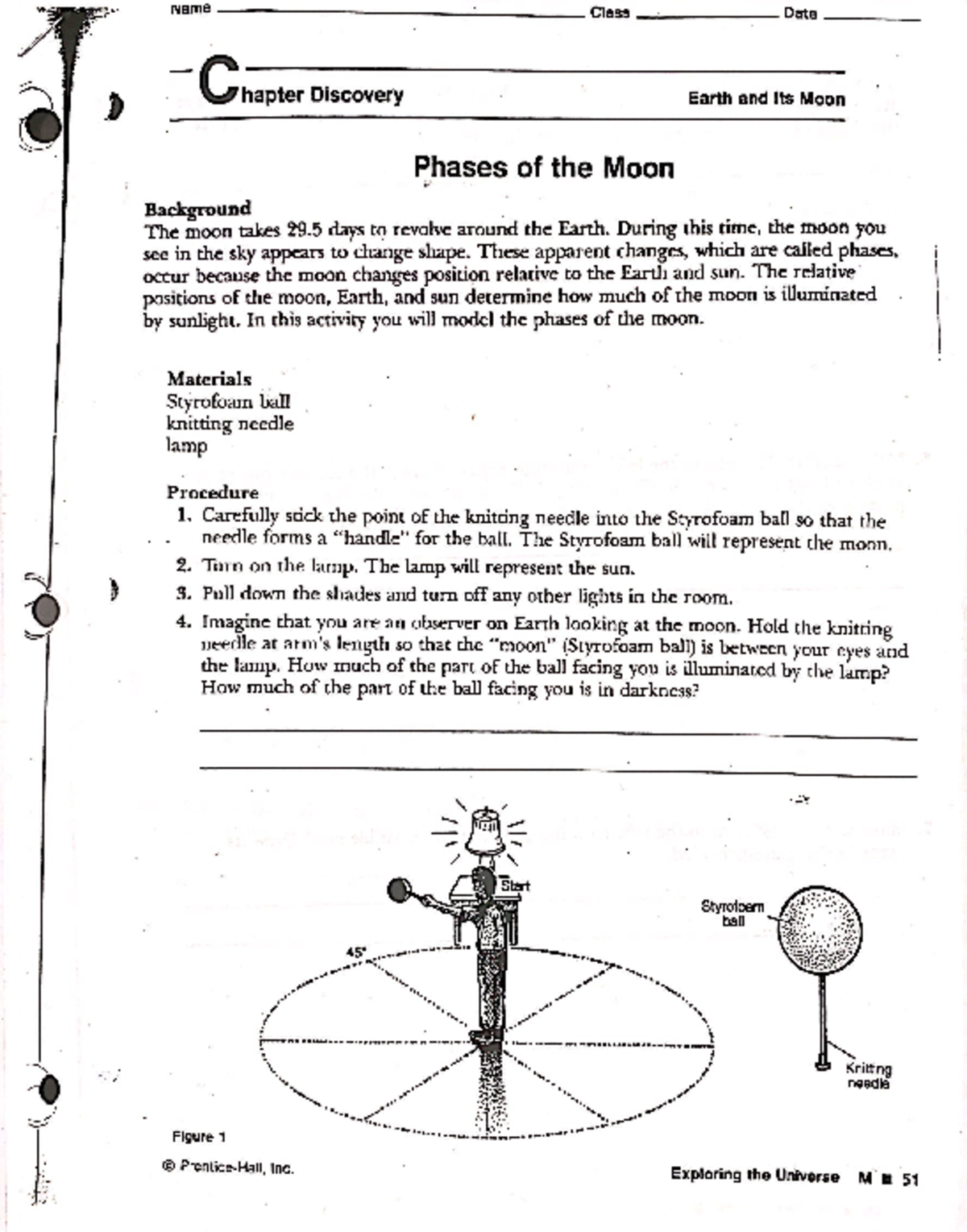 Phases of the Moon Lab - Studocu