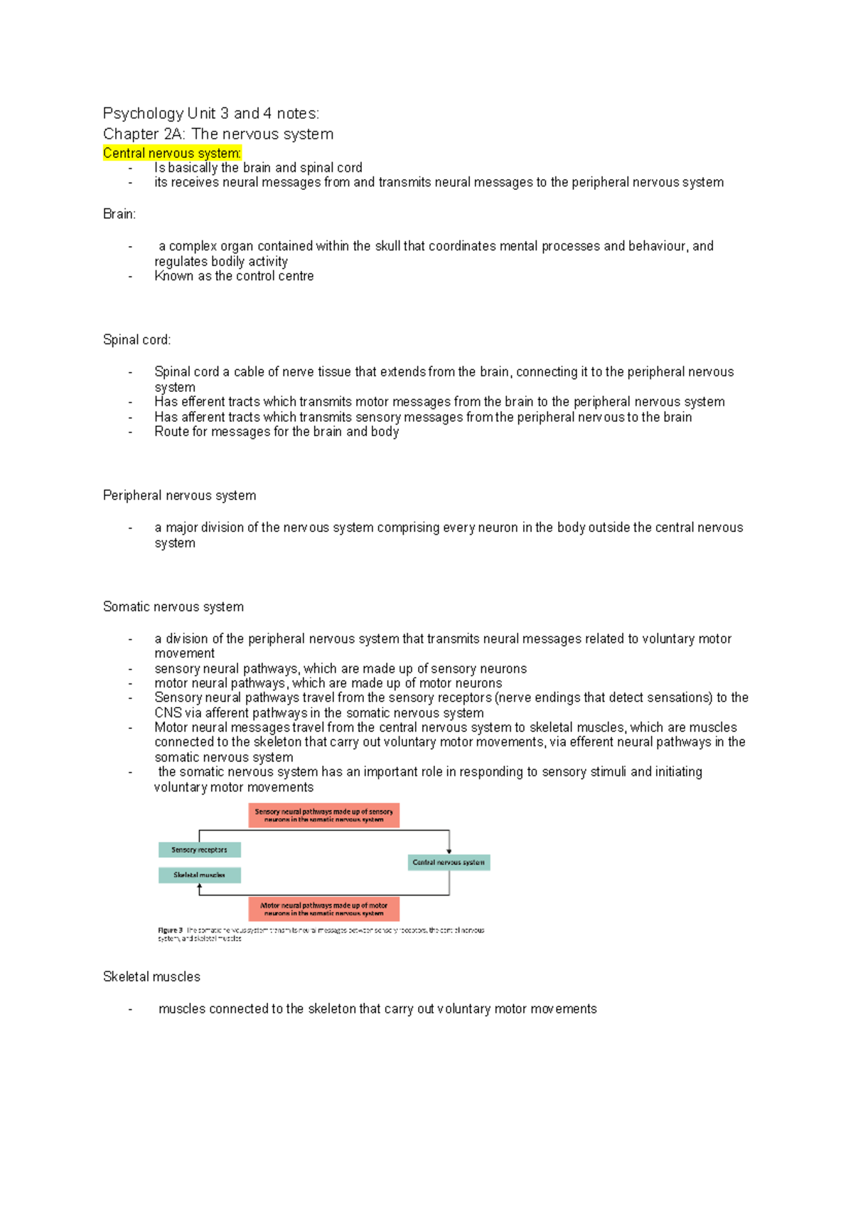 Psychology Unit 3 and 4 notes - Google Docs - Psychology Unit 3 and 4 ...