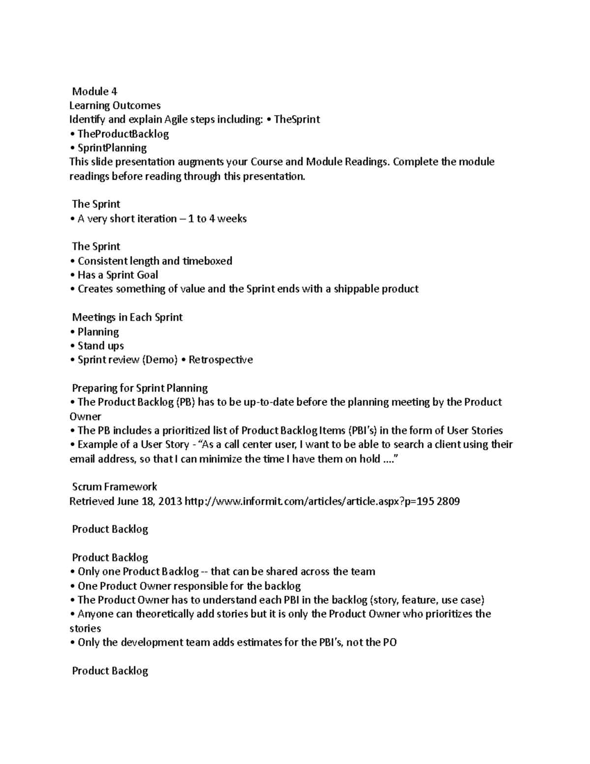 Module 4 - lecture 4 - Module 4 Learning Outcomes Identify and explain ...