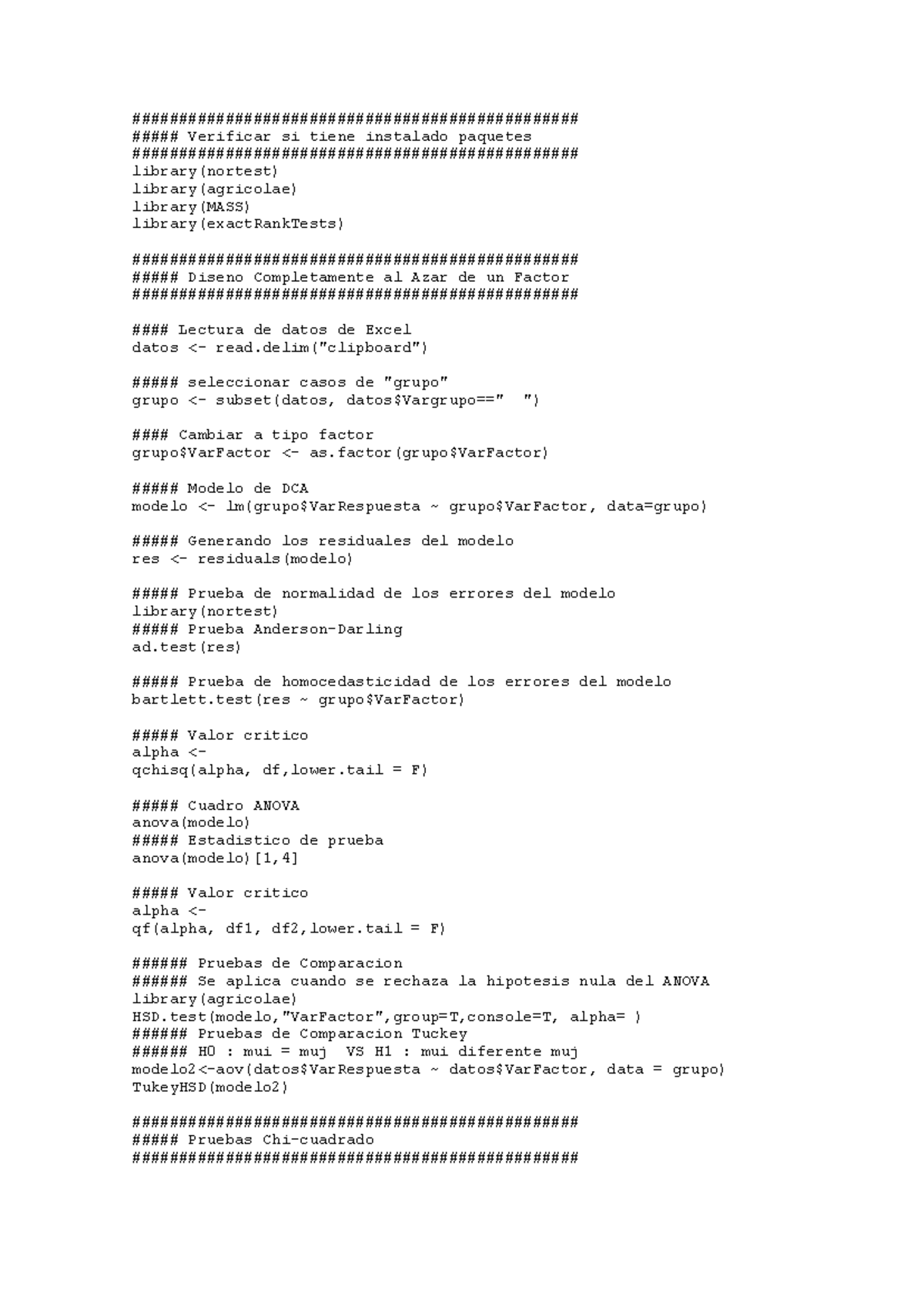 Códigos Rstudio - Verificar si tiene instalado paquetes - Studocu