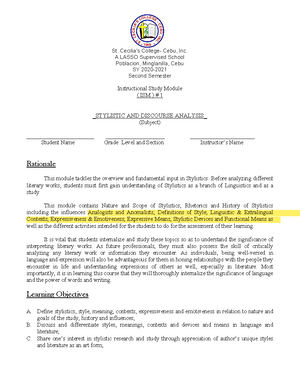 PHIL - LIT Activities for Chapter 2 - URBANA AND FELIZA: TWO LETTERS ...