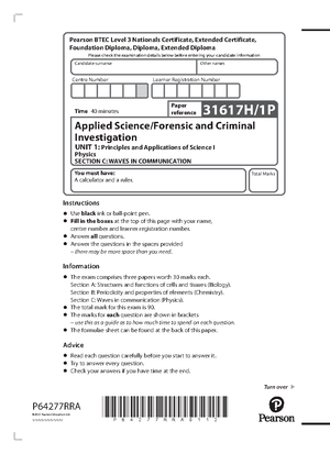 Unit-1-Revision-Guide compressed - BTEC Applied Science Unit 1 Revision ...