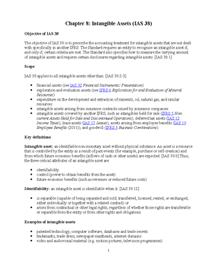 Intermediate FA II Chapter 2 - Chapter 2 Investments 3. Nature and classification of Investments ...
