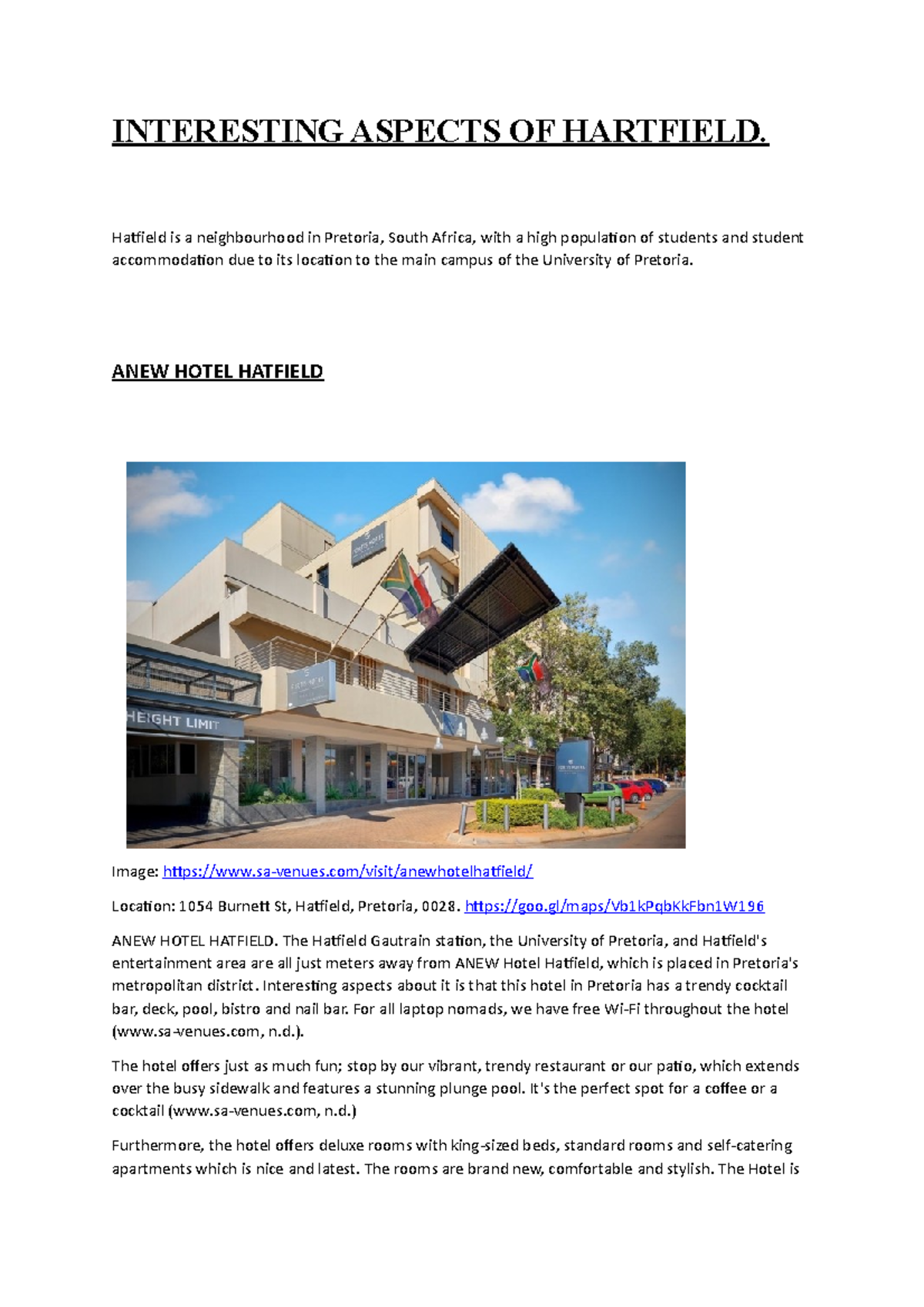 Interesting Aspects OF Hartfield EDIT - INTERESTING ASPECTS OF ...