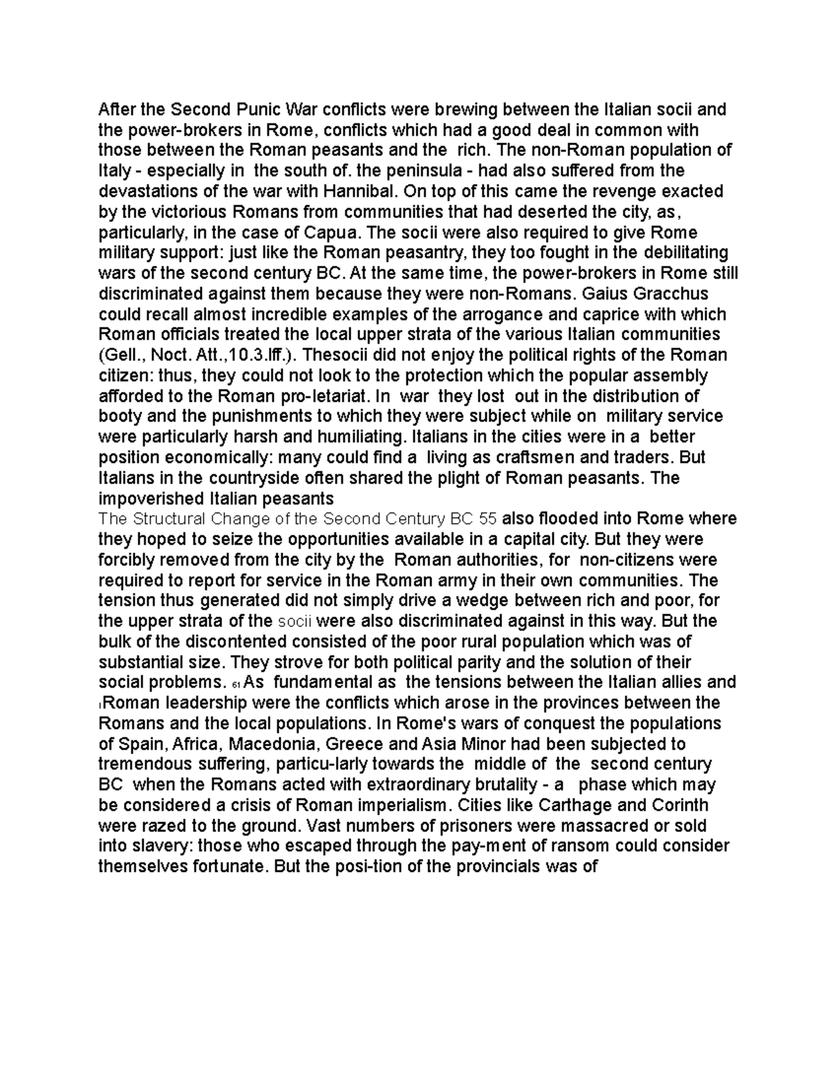 HIS1732notes 9 - ROMAN PUNIC WAR - After the Second Punic War conflicts ...