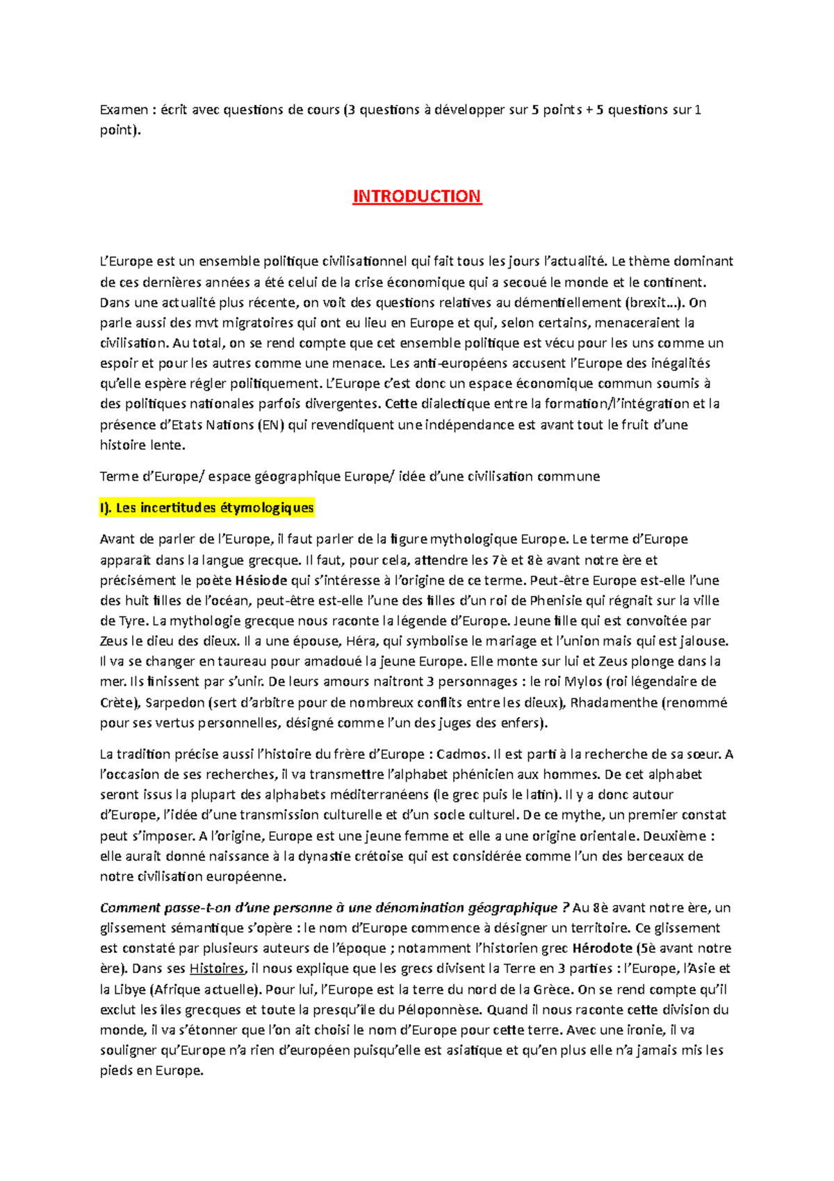 Introduction - - Studocu